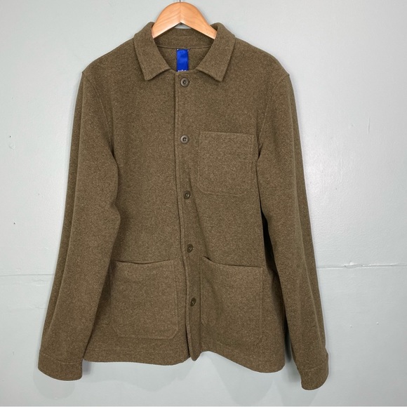Kit and Ace | Jackets & Coats | Kit And Ace Relaxed Button Up Fleece ...